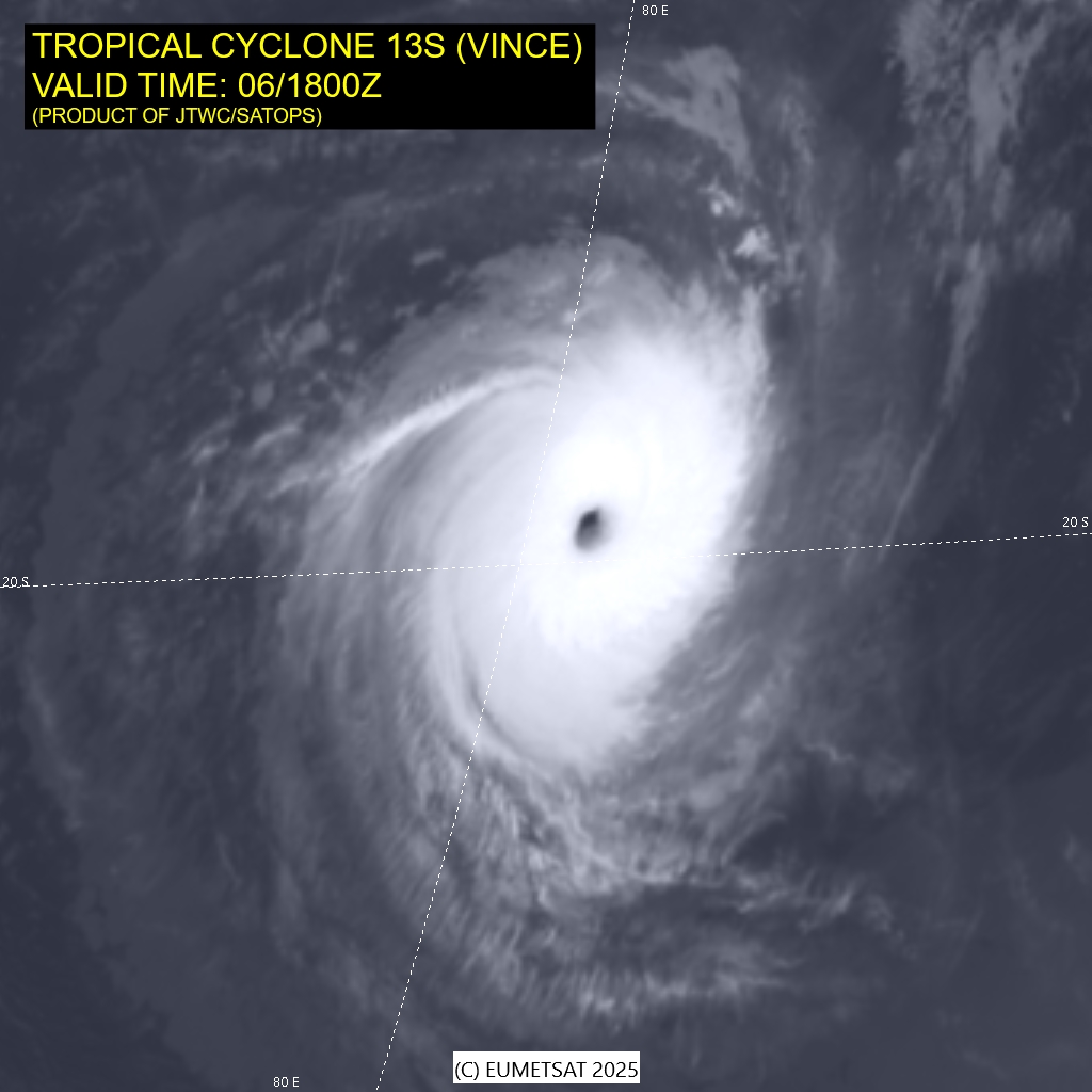 File:2025 JTWC 13S (Vince) IR satellite imagery.jpg - Wikimedia Commons