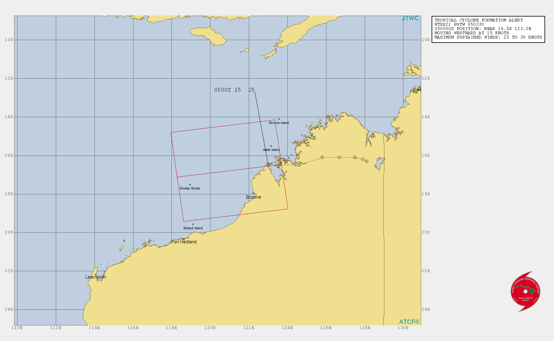 Invest 92S is likely to become a tropical cyclone within the next 24 ...